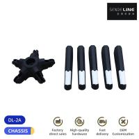 China Factory Wholesale Office Chair Swivel Base With Disassembly Black Nylon Bifma Tested  350mm Radius for sale