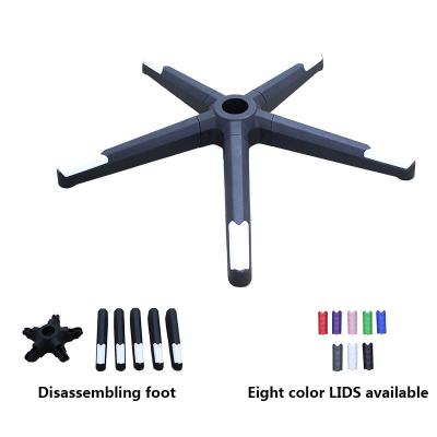 China Factory Wholesale Office Chair Swivel Base With Disassembly Black Nylon Bifma Tested  350mm Radius for sale