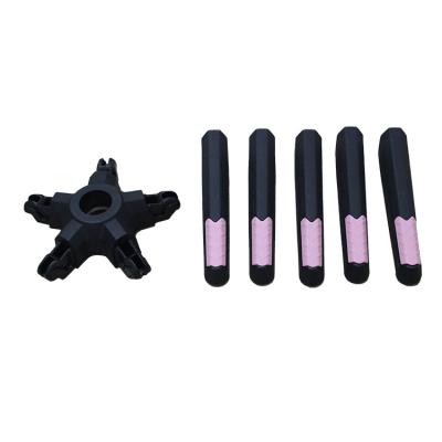 China Factory Direct Sales 350mm Radius Nylon Office Chair Swivel Base With Caster Disassembling Foot for sale