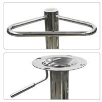 China Swivel Bar Stool Accessories For Beauty Salon Chair Lift Adjustable Foot for sale
