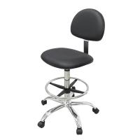 China 600mm Five Star Foot Diameter Bar Stool Accessories Black Rotary Lift Bar Chairs for sale