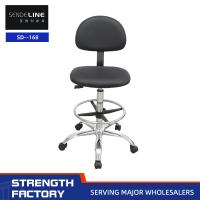 China 600mm Five Star Foot Diameter Bar Stool Accessories Black Rotary Lift Bar Chairs for sale
