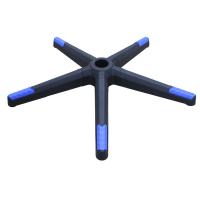 China Disassembly Foot Black Office Chair Base Height Adjustment 90mm Heavy Duty Nylon for sale