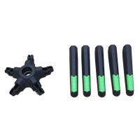 China Ergonomic disassembly Office Chair Swivel Base with 1136kg Nylon Test Height Adjust Black Casters for sale