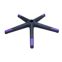 China Disassembly 350mm Radius Black Nylon Office Chair Swivel Base With  Height Adjustment for sale