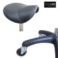 China Enhanced Silent Wheel 75mm BIFMA Test Black Saddle Chair Beauty Salon, Dentist's Chair for sale