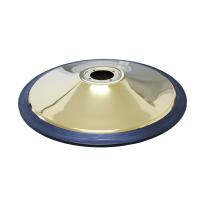 China Gold Iron Plate Barber Chair Base 7.5kg Weight 1.4mm Wall For Salon Beauty Chair for sale