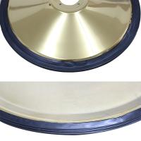 China Gold Iron Plate Barber Chair Base 7.5kg Weight 1.4mm Wall For Salon Beauty Chair for sale