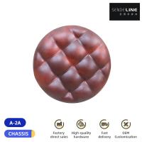 China 330mm Diameter 75mm Thickness Chair Cushion Pad For Hair Salon PU Bar Chair Round Stool Seat Cushion for sale
