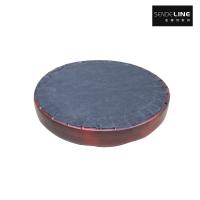 China 330mm Diameter 75mm Thickness Chair Cushion Pad For Hair Salon PU Bar Chair Round Stool Seat Cushion for sale