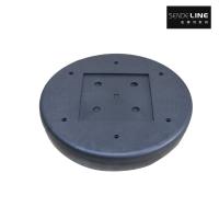 China Roundness 330mm Diameter 70mm Thick Black PU Chair Cushion Pad For  Bar Chair Cushions for sale