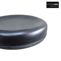 China Roundness 330mm Diameter 70mm Thick Black PU Chair Cushion Pad For  Bar Chair Cushions for sale