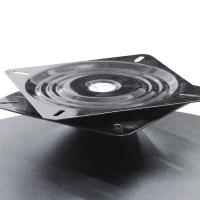 China Modern Black Barstool Base 10 Inches 245X245mm Turntable For Rotation Automatic Return for sale