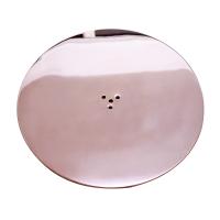 China Iron Plate Round Stainless Steel Cladding Bar Stool Base Modern Rose Gold Finish For Dining Chair for sale