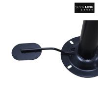China Bar Chair Accessories Iron Pipe Metal Fittings Black / Chrome Plating Bar Chair Connected To Base for sale