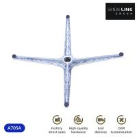 China Modern Aluminum Die Cast Metal Office Chair Base Customizable Color 657,560mm Diameter for sale