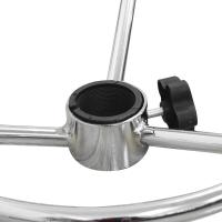 China Chrome Plating 1.1kg Modern Iron Pipe Bar Chair Foot Ring Accessories for sale