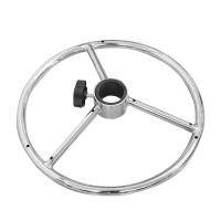 China Chrome Plating 1.1kg Modern Iron Pipe Bar Chair Foot Ring Accessories for sale