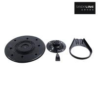 China Modern Black Plastic Iron Bar Chair Accessories With Special Base - Enhance Bar Stool Comfort for sale