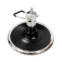 China Cold Plate Stamping Spray Black Barber Chair Base Stainless Steel Edge 3.0mm Wall for sale