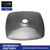 China 500×500mm Matte Black Plating Color Stamping Base For Barber Chair / Beauty Chair for sale