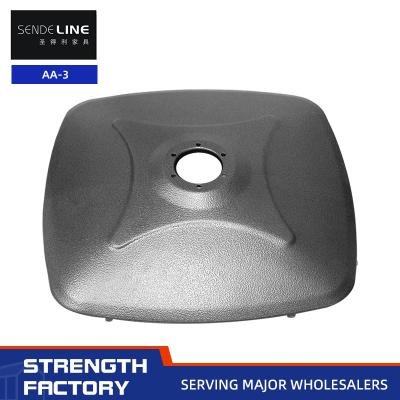 China 500×500mm Matte Black Plating Color Stamping Base For Barber Chair / Beauty Chair for sale