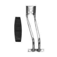 China Barber Chair Base Oil Pump Foot Pedals Electroplated Foot Pedals Trim Hair Chair Accessories for sale