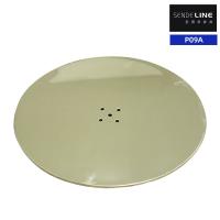 China Gold Plated Stainless Steel Cladding Barber Chair Base 11kg Weight 10mm Wall Thickness for sale