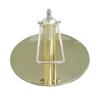 China 16kg Weighted Gold Base For Barber Salon Chairs Lift Oil Pump Base 150mm Trips for sale