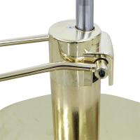 China 16kg Weighted Gold Base For Barber Salon Chairs Lift Oil Pump Base 150mm Trips for sale
