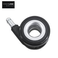 China Silver Hollow Office Chair Castor For Swivel Chair 60mm Diameter Medical Cart Wheel Caster for sale