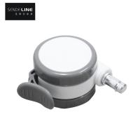China 65mm PVC Band Brake Office Chair Caster With High Load Capacity And Smooth Rolling for sale