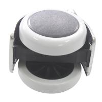 China 2 Inch Milk White Nylon Office Chair Caster Wheel For Easy Movement And Smooth Rolling for sale