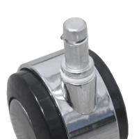 China Office Chair Pulley 2 Inch Chair Caster Wheels Card Test Insert For Quick Install And Replace for sale