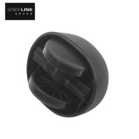 China Black Office Chair Caster With Nylon  2 Inches Boss Chair Wheel Replacement for sale