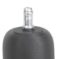 China Black Office Chair Caster With Nylon  2 Inches Boss Chair Wheel Replacement for sale