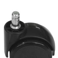 China 60mm Nylon Office Chair Wheels Replacement Furniture Mute Casters for sale