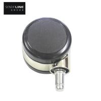 China 60mm Silent and Enduring Nylon Chair Wheel Replacement with Card Test Insert for sale