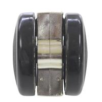 China 60mm Silent and Enduring Nylon Chair Wheel Replacement with Card Test Insert for sale
