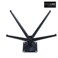 China Modern Bright Black Office Chair Base Return Feature Four Star Chair Base for sale