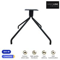 China Modern Assemble Office Chair Metal Base Replacement Black 2.8kg Metal Base For Office Chairs for sale