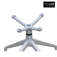 China Modern Ergonomic Office Chair Metal Base Sturdy White Die cast Aluminum Tilt Base for sale