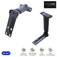 China Office Chair Accessories Plastic Metal Desk Chair Armrests With Up And Down Functionality for sale