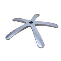 China Metal Cold Plate Molding Home Silver Office Chair Base Diameter 700mm Weight 3.75kg for sale