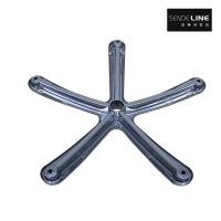 China Metal Cold Plate Molding Home Silver Office Chair Base Diameter 700mm Weight 3.75kg for sale