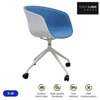 China White Rotate Finished Bar Chair With Customizable Colors And Rotate Function for sale