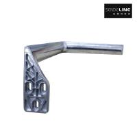 China Standard Installation Position Office Chair Armrest Replacement With Aluminium Alloy Polishing Color Finish for sale