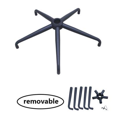 China Lightweight And Easy To Assemble Office Chair Base Replacement 1.2mm Thick 35mm Round Tube 2.6kg Weight for sale