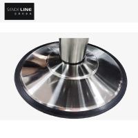 China Sturdy Chrome brushed 580mm Diameter Barber Chair Base Weighing 4.8kg/Sets for sale