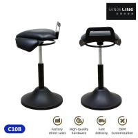 China Customizable Rotation Lifting Swinging Bar Stool With PU Seat Back for sale